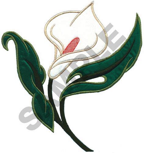 Lily Applique Applique Applique Designs Embroidery Applique