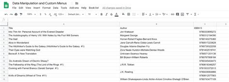 Fundamentals Of Apps Script With Google Sheets 3 Working With Data