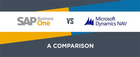 SAP Business One Vs MS Dynamics NAV Comparison APPSeCONNECT