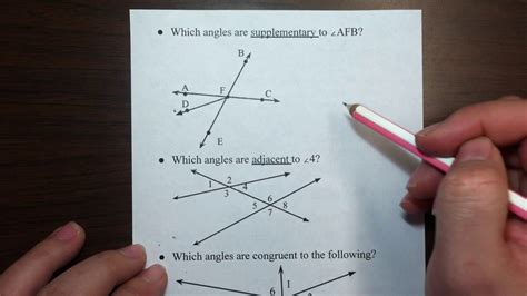 Identify Each Pair Of Angles