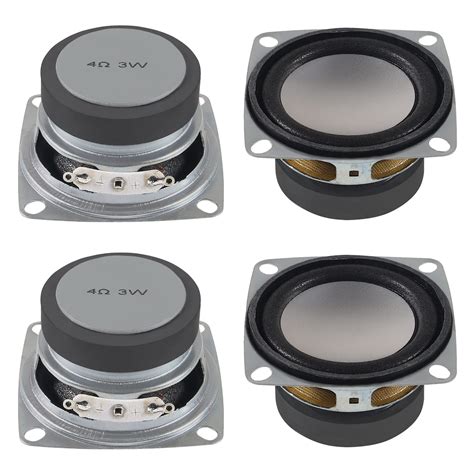 Aceirmc 4pcs 2 4ohm 3w Diy Small Full Range Audio