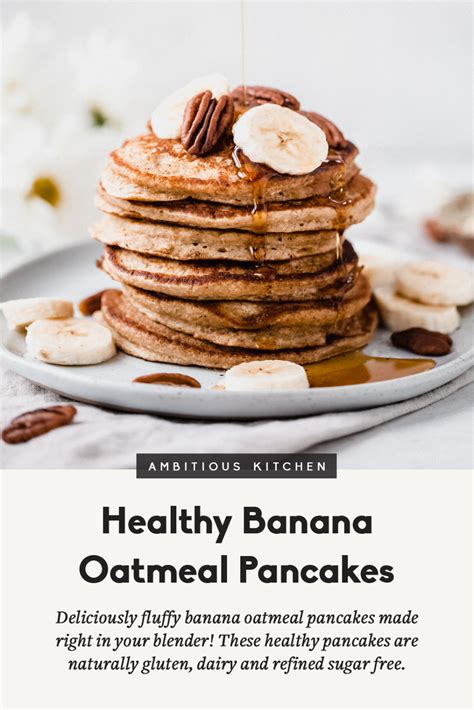 Healthy Banana Oatmeal Pancakes Artofit