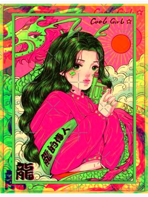 Hyperpop Top Kawaii Anime Girls Aesthetic Designs So Cute Metal Print By Mandala Corner