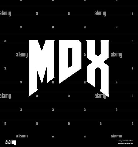 Mdx Letter Logo Design For Technology Company Mdx Logo Design Black