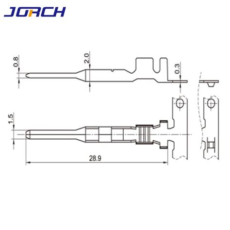 50pcs 15mm Automotive Crimping Wire Terminal Bras Grandado