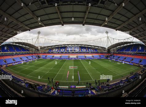 A General View Of University Of Bolton Stadium Ahead Of The Rugby