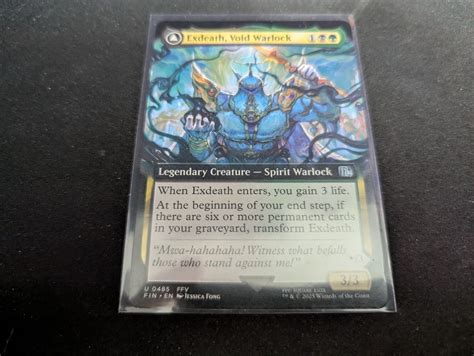 Mtg Magic The Gathering Exdeath Void Warlock Extended Fin Ebay