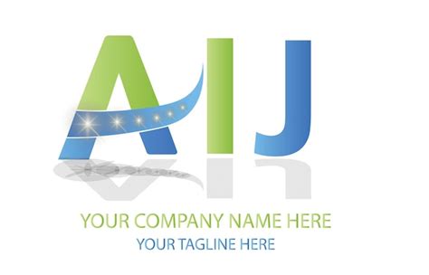 Premium Vector Aij Letter Logo