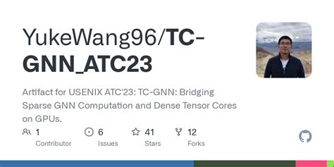 Github Yukewang Tc Gnn Atc Artifact For Usenix Atc Tc Gnn Bridging Sparse Gnn