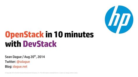openstack in 10 minutes with devstack ppt