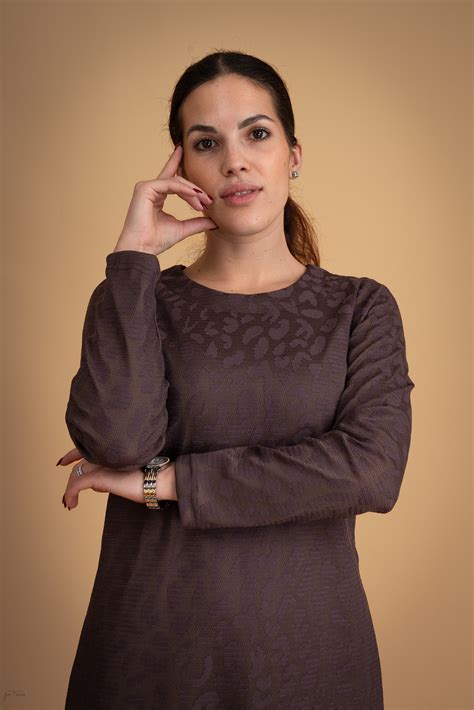 Obleka Romea Rjava Joeandluca Shop