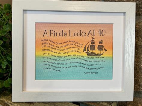 Jimmy Buffett Collection A Pirate Looks At 40 Etsy