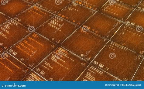 Bright Computer Background With Program Codes Animation Background