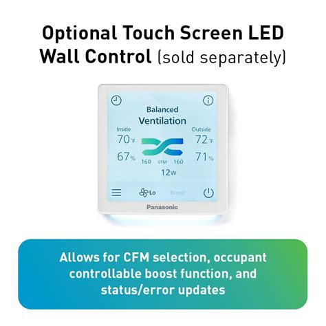 Erv Intelli Balance® Elite Erv Temperate Climate Panasonic North