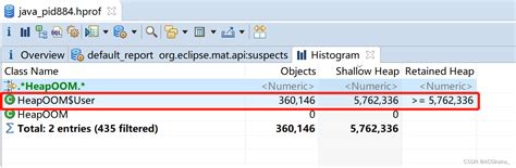 Java 内存溢出（二）使用 Mat 分析 Hprof 内存映像文件hprof文件怎么分析 Csdn博客