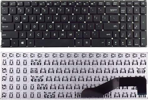 Sunmall Keyboard Replacement Without Frame Compatible With Asus N53 K54l X55 X55u
