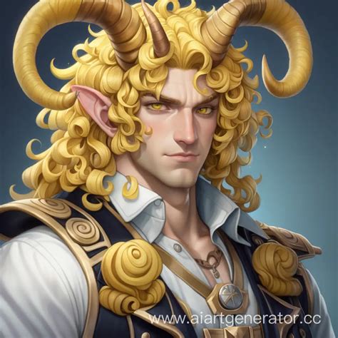 Enigmatic Demon With Horns And Tail In Vivid Costume Ai Art Generator