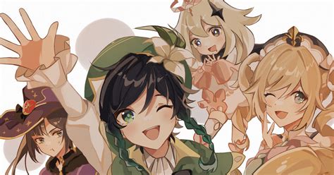 原神 モンドの女子会？？ ゆずゑなのイラスト Pixiv