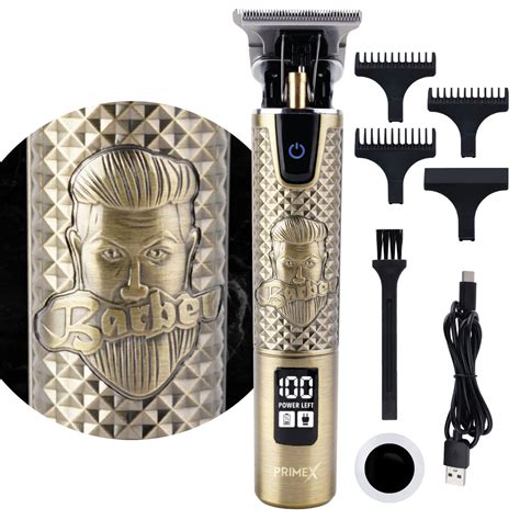 Primex Cordless Lithium Outlining Barber Trimmer Brass Annie
