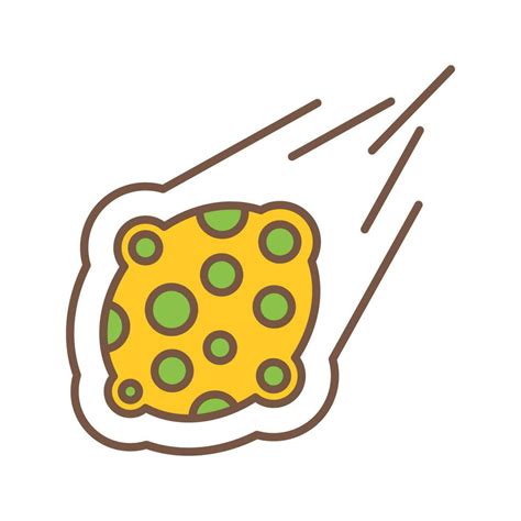 Meteorite Vector Icon 24431137 Vector Art At Vecteezy