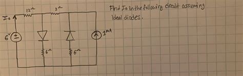 Solved Find Io In The Following Circuit Assuming Ideal