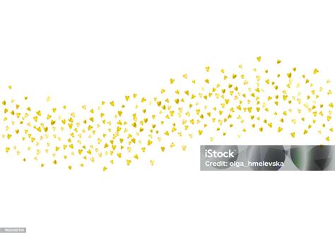 골드 반짝이 하트와 함께 하트 프레임 배경입니다 발렌타인 하루입니다 벡터 색종이입니다 손으로 그린 텍스처입니다 금색에 대한 스톡 벡터 아트 및 기타 이미지 Istock