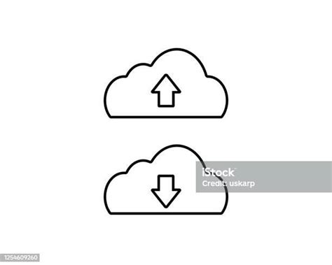 클라우드 동기화 화살표 아이콘입니다 모바일 개념 및 웹 설계를 위한 데이터 클라우드 스토리지 기호 백업 및 복원 0명에 대한 스톡 벡터 아트 및 기타 이미지 Istock