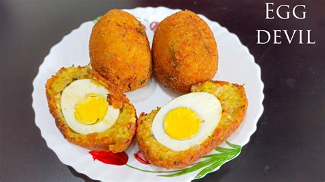 Egg Devil Dimer Chop Egg Cutlet Recipe Kolkata Style Food