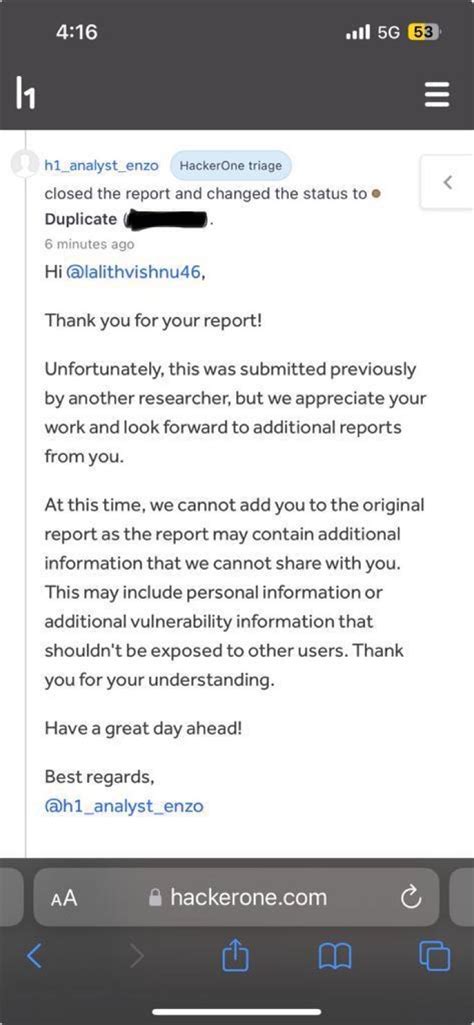 lalith vishnu bysani on linkedin hackerone bug bounty