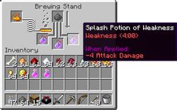 Minecraft How To Make A Splash Potion Of Poison Ii How Splash Potion