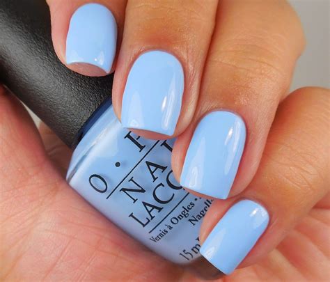 Opi The Is Have It A Light Blue Creme Nail Shimmer Polish From The Opi Alice Through The