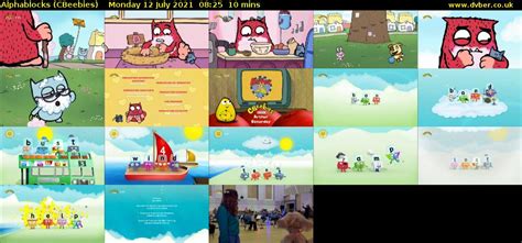 Alphablocks Cbeebies 2021 07 12 0825