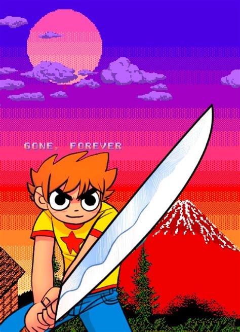Scott Pilgrim Wallpaper Pixel Art En