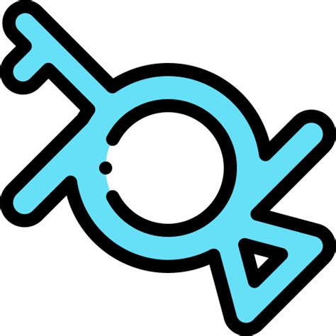 Gender Fluid Detailed Rounded Lineal Color Icon