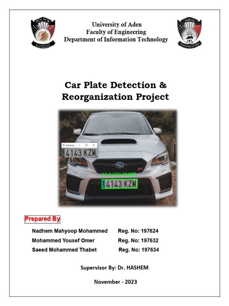 Car Plate Detection Program Download Free Pdf Use Case Input Output