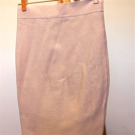 Bcbg Skirts Stretchy And Sexy Pencil Pink Skirt Poshmark