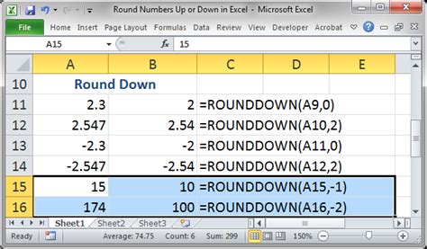 Round Numbers Up Or Down In Excel Teachexcel Com