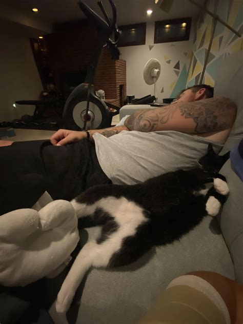 My Boy Ted Relaxing With Me After A Long Day Scrolller