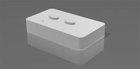 Stl File Replacement Remote Control Box Handsender Hs M 2 4 Ce 0682 With2 Buttons 🎛️・3d