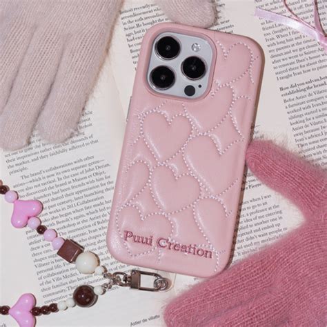 메종드그린 Masiondegreen 키치한 하트 폰케이스 아이폰 15 14 13 독특한 케이스 위시버킷