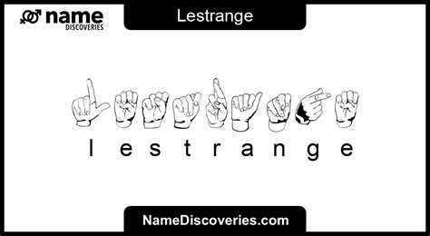 Lestrange Name Meaning And Origin
