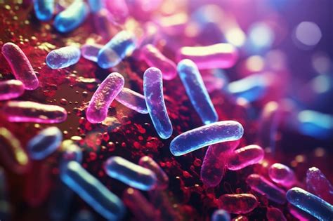 Premium Ai Image Under The Microscope The Bacterium Ecoli Premium Ai Image Under The Microscope The Bacterium Ecoli