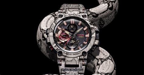 G Shock Gets Wild With Watch Inspired By The African Rock Python Maxim
