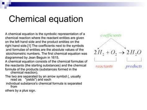 Chemical Formulae And Equations Ppt