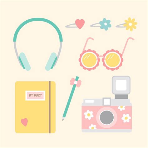 Free Vector Girly Objects