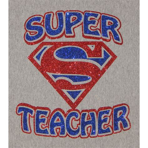 Super Teacher Vinyl Shirt Moonlight Threads