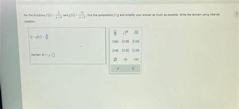 Solved For The Functons Fxx32 And Gxx313 Find The