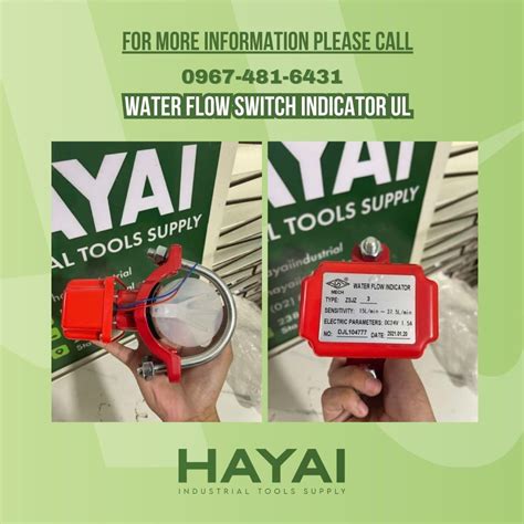 Water Flow Switch Indicator Ul Commercial And Industrial Construction