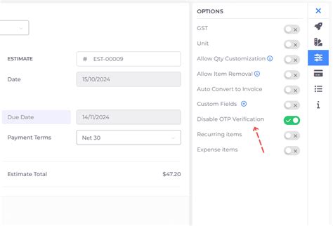 How To Simplify Approvals By Disabling Otp Verification In Estimates