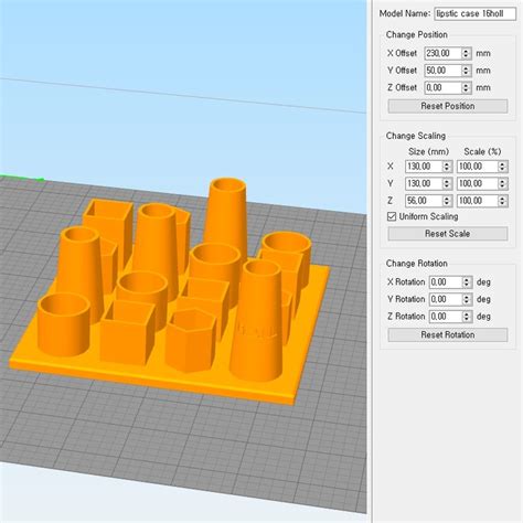 3d프린팅용 3d모델링파일 연필꽂이